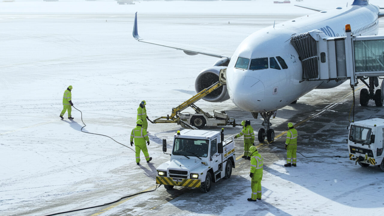 Aircraft Ground Handling in Cold Weather
